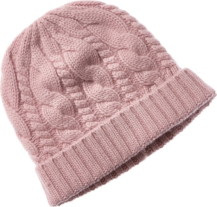 Sofia Cashmere Sofiacashmere Chunky Cable Cashmere Hat - ShopStyle