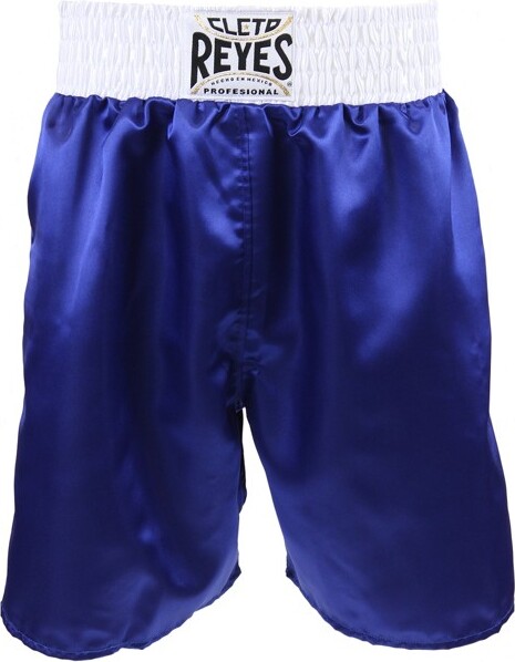 Cleto Reyes Ceto Reyes Satin Cassic Boxing Trunks - Large (40") - Bue ...