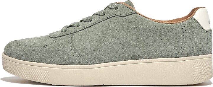 FitFlop Rally Suede Panel Sneakers - ShopStyle