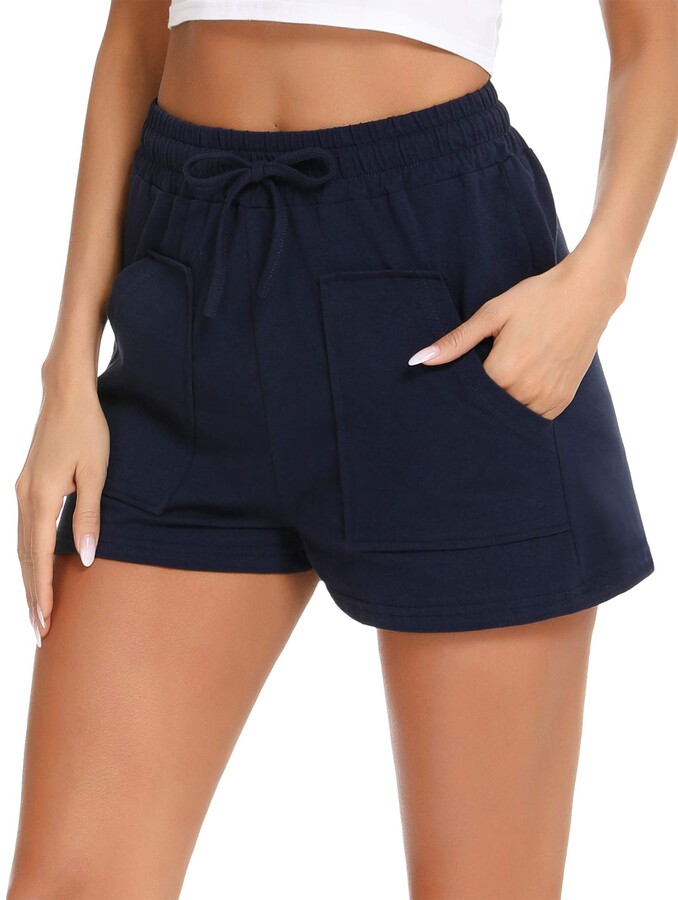 Doaraha Women Pajama Shorts Sleeping Pants Soft Casual Elastic Waist ...