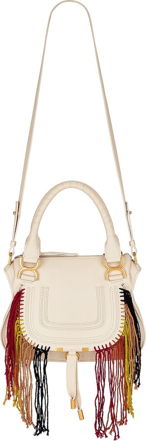 Chloé Small Marcie Satchel Bag in Neutral - ShopStyle