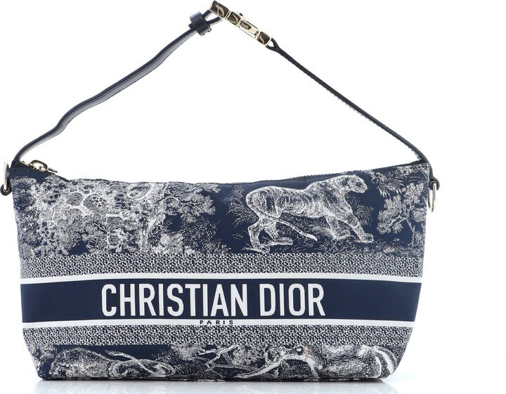 Christian Dior Toile de Jouy DiorTravel Nomad Pouch Print Technical ...