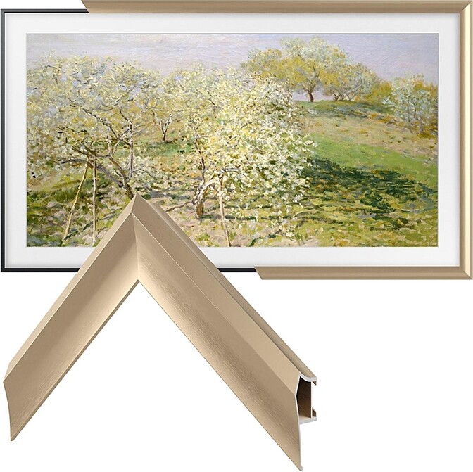 Deco Tv Frames 50 Alloy Prismatic Customizable Frame for Samsung The ...