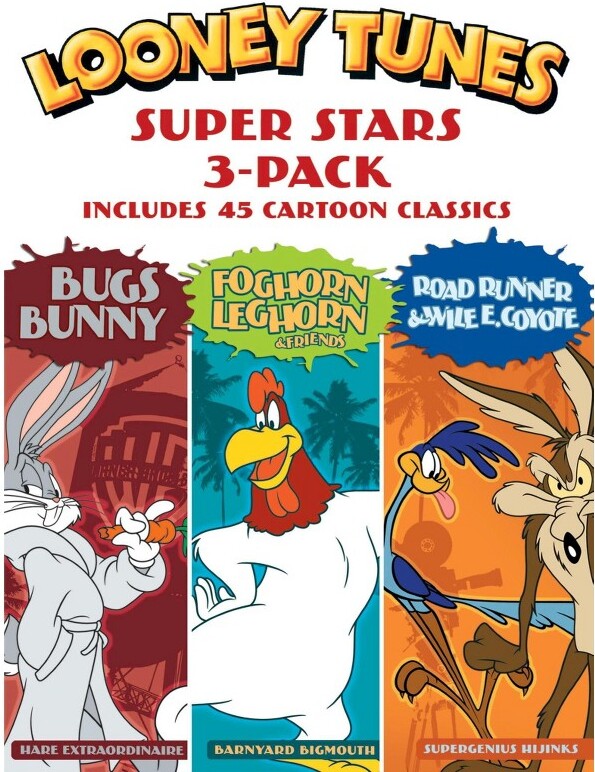 Warner Bros. Looney Tunes Super Stars 3-Pack: Bugs Bunny/Foghorn ...