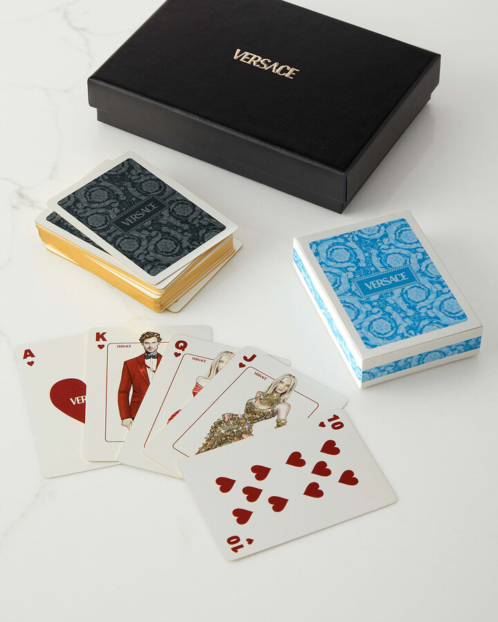 Versace Home Collection Barocco Playing Card Decks, Set of 2 - ShopStyle