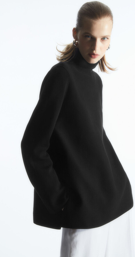 COS A-Line Funnel-Neck Top - ShopStyle