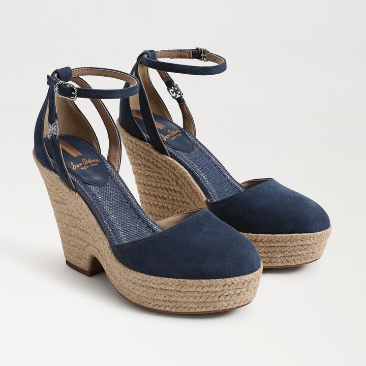 Sam Edelman Nati Espadrille Wedge Hudson Blue - ShopStyle