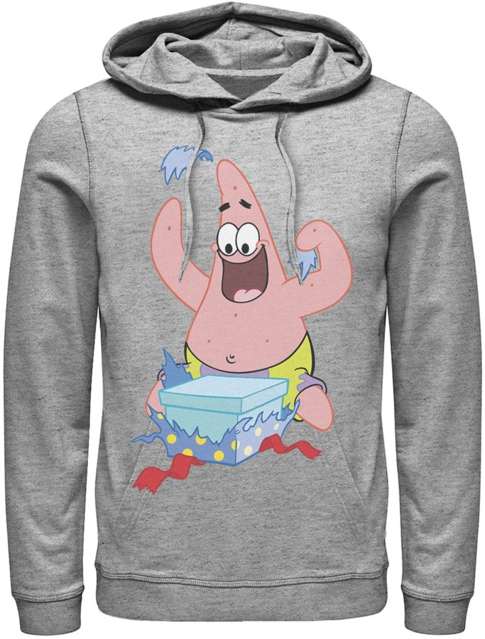 Nickelodeon Men's SpongeBob SquarePants Patrick Star Holiday Hoodie ...