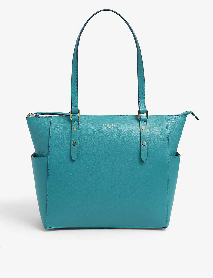 Radley + Co Silk Street logo-print leather tote bag - ShopStyle