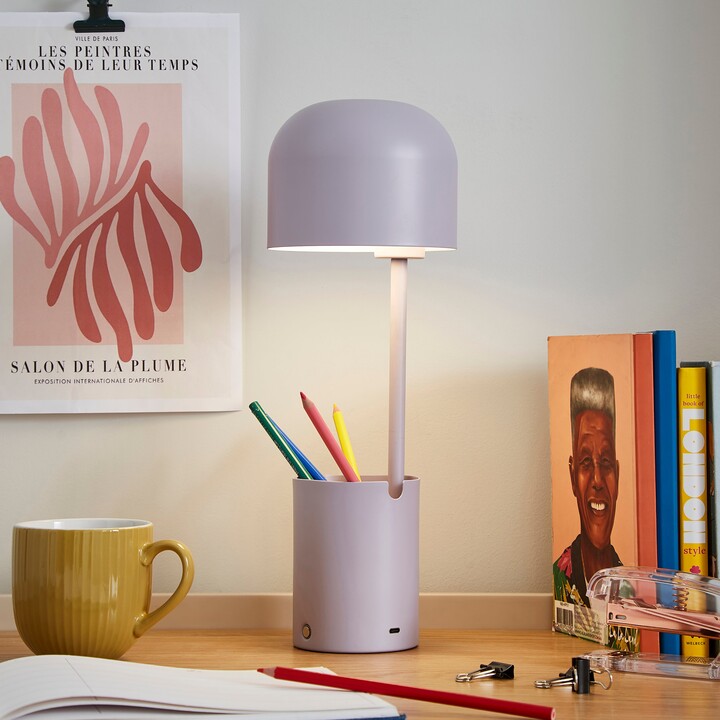 Dunelm Keko Multifunctional Rechargeable Touch Dimmable Table Lamp ...