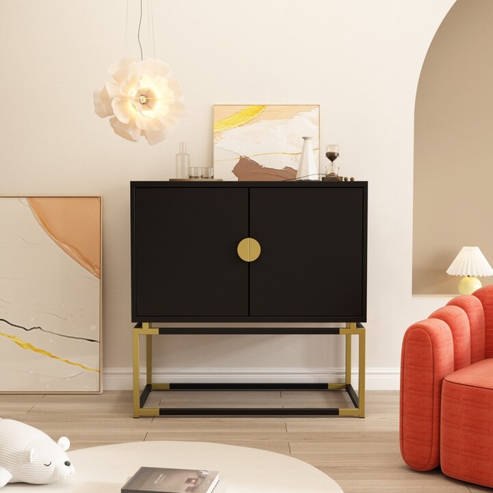 FAMAPY Storage Cabinet Free Standing Office Cabinet End Table - 31.5"W ...