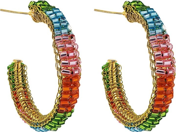 Lavish by Tricia Milaneze Women's Gold / Neutrals Confetti Mix Maya ...