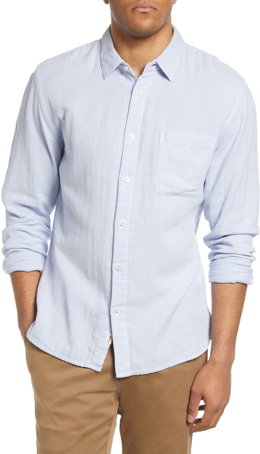 HIROSHI KATO The Ripper Cotton Double Gauze Button-Up Shirt - ShopStyle