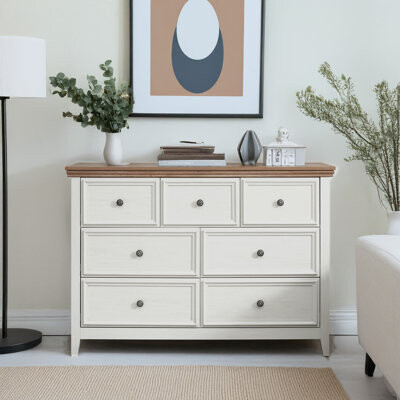 Decopom Modern 7 Drawers Dresser 7 Drawers Cabinet - ShopStyle