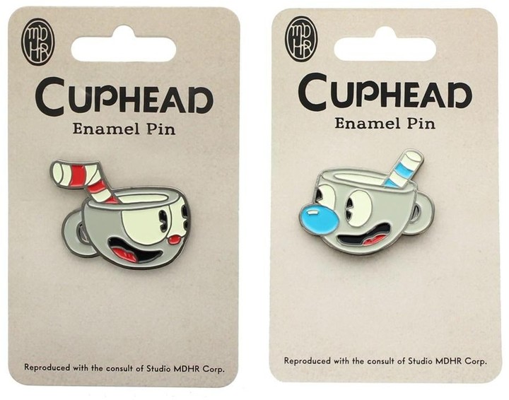 Overstock Cuphead and Mugman Enamel Pins, Set of 2 - Multi - ShopStyle