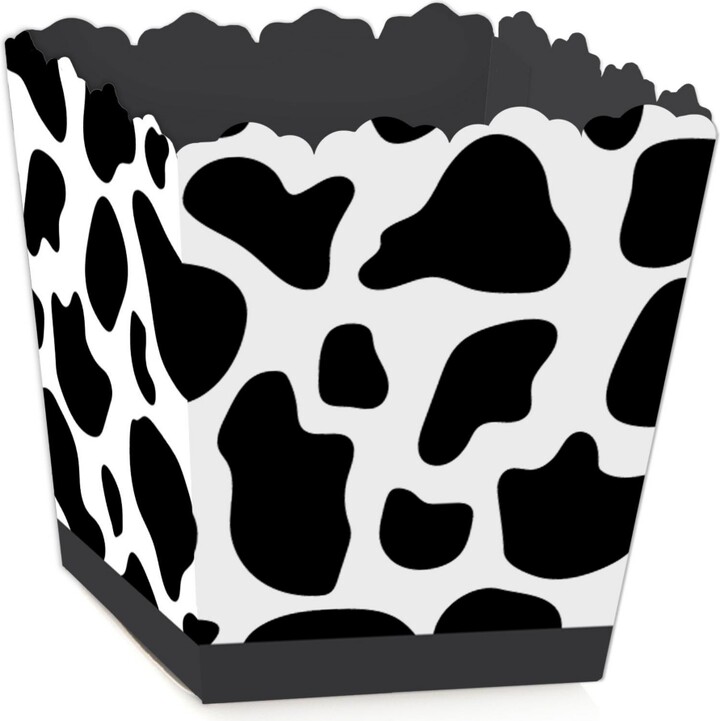 Big Dot Of Happiness Cow Print Party Mini Favor Boxes Farm Animal Party ...