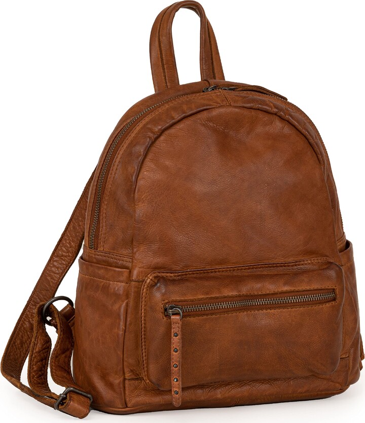 Gianni Conti Noah Made In Italy Italian Womens Vintage Tan Leather ...