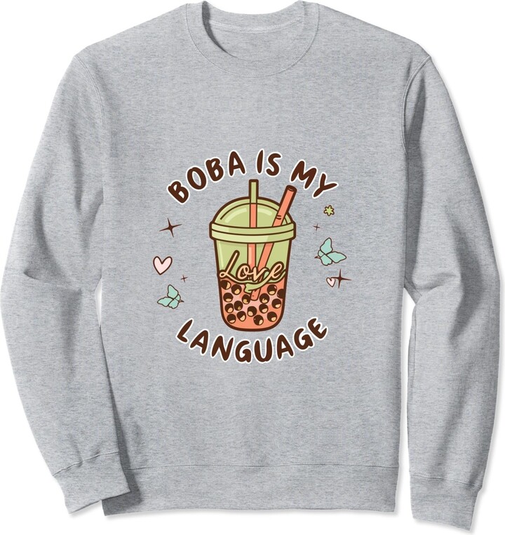 Bubble Tea Love Merch Boba Is My Love Languages Cute Bubble Tea Graphic ...