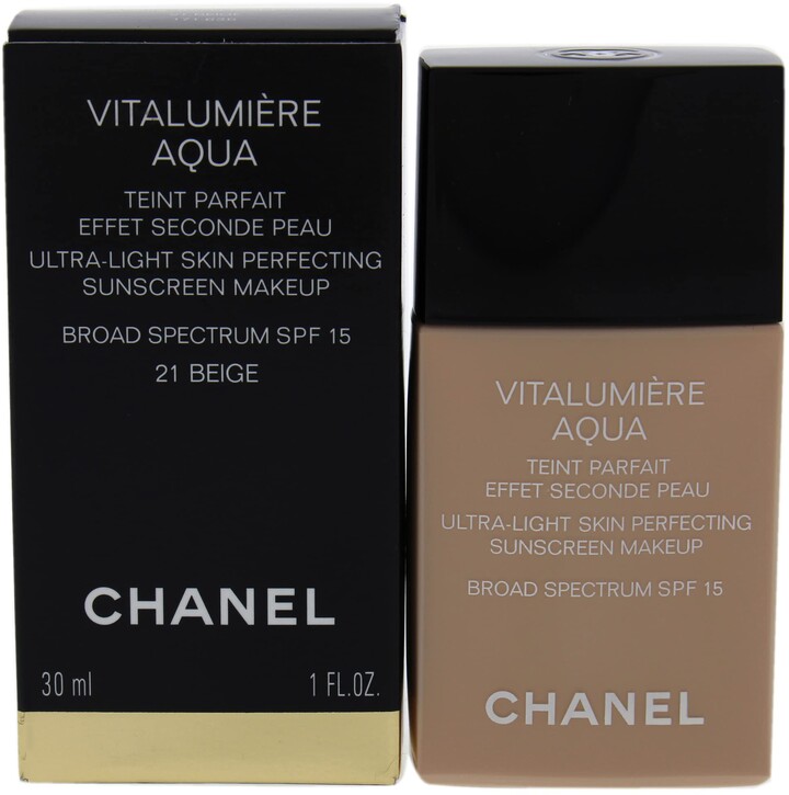 Chanel Vitalumiere Aqua Ultra Light Skin Perfecting Make Up SPF 15 ...