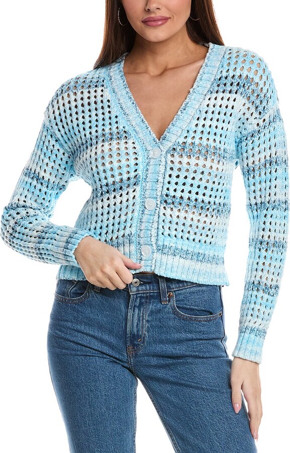 Sundry Boxy Crochet Cardigan - ShopStyle