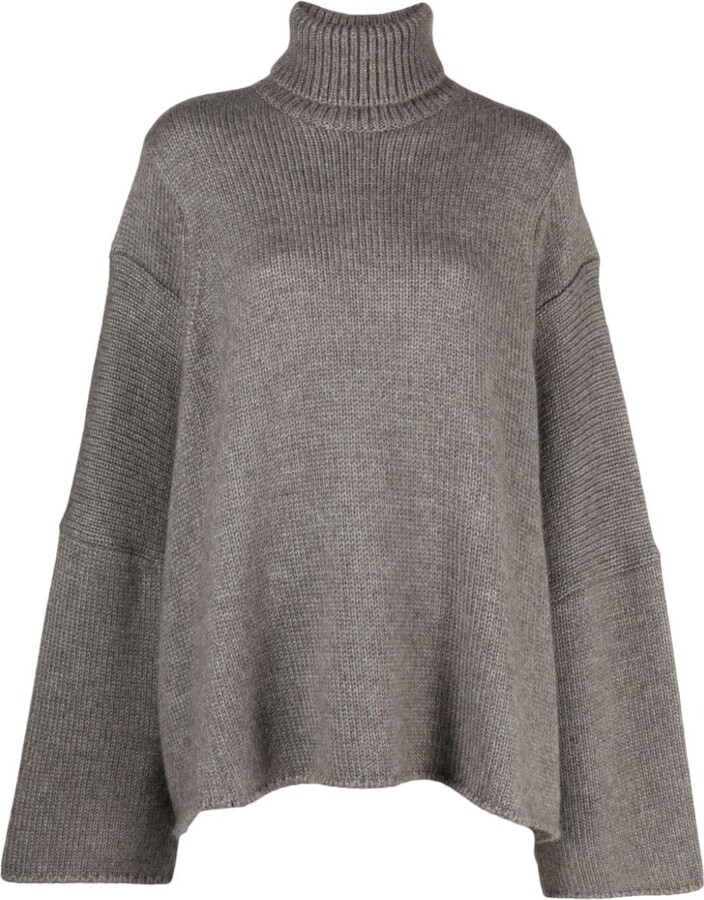 The Row Erci ribbed-knit roll-neck jumper - ShopStyle Sweaters