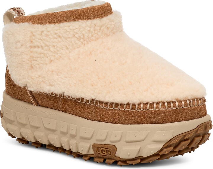 UGG Venture Daze Ultra Mini Genuine Shearling Platform Bootie - ShopStyle