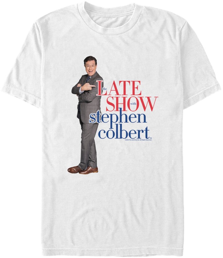 The Late Show Stephen Colbert Men's Logo Short Sleeve T-Shirt - ShopStyle
