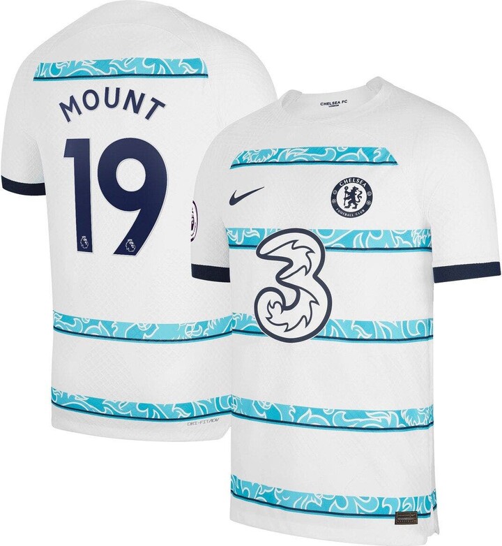 Nike Men's Mason Mount White Chelsea 2022/23 Away Vapor Match Authentic ...