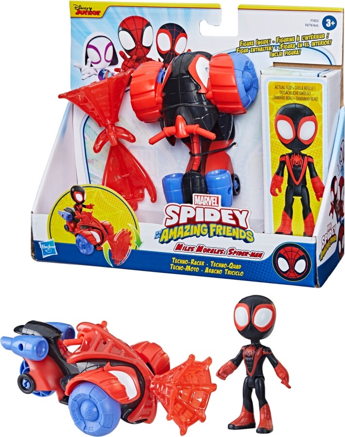 Spidey and His Amazing Friends Marvel Miles Morales- Spider-Man Techno ...