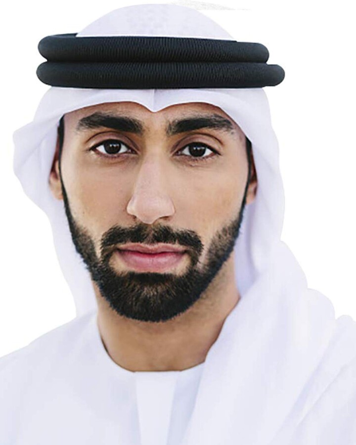 HOMELEX Arab Kafiya Keffiyeh Arabic Muslim Head Scarf for men with Aqel ...