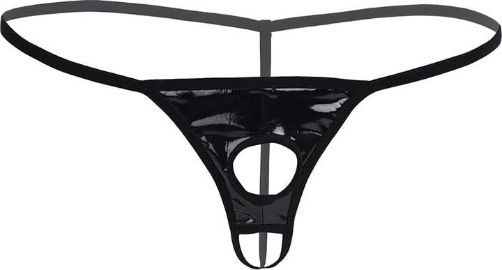 iiniim Mens G-string Thong Underwear Briefs Open Front T-back V-string ...