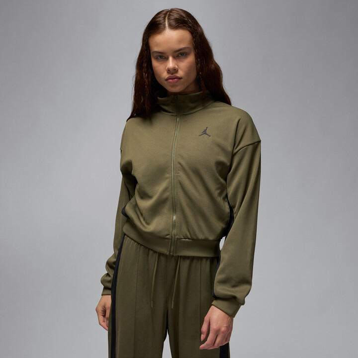 Jordan Women's Knit Jacket in Green | FV7104-222 - ShopStyle