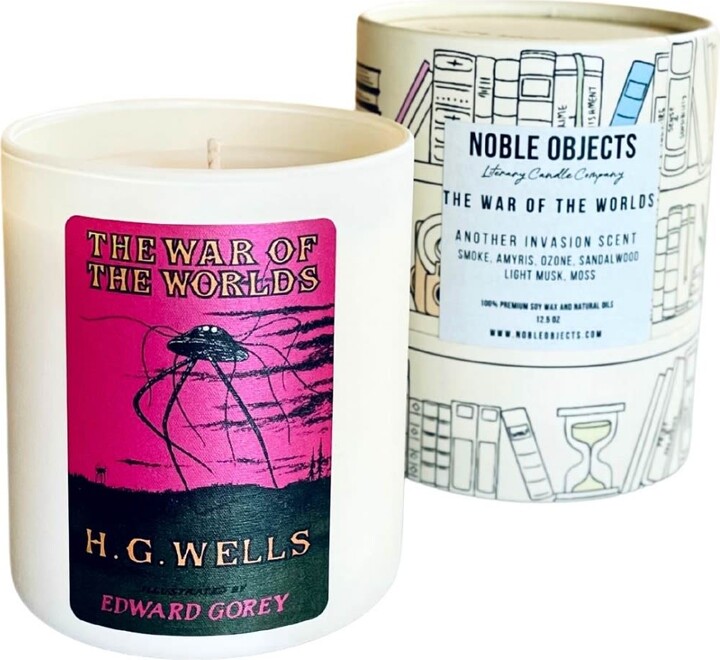 Noble Objects Pink / Purple The War Of The Worlds - Literary Candle ...