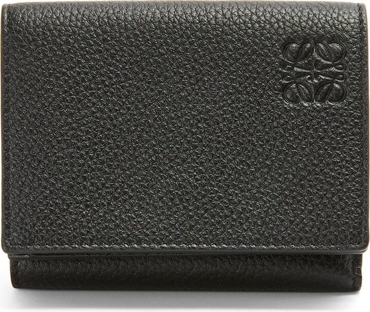 Loewe Luxury Trifold wallet in soft grained calfskin - ShopStyle
