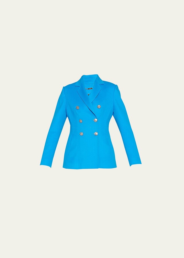 Kiton Double-Breasted Cashmere Jacket - ShopStyle
