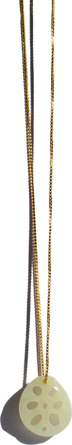 Seree Women's White Lotus Root Jade Pendant Necklace - ShopStyle