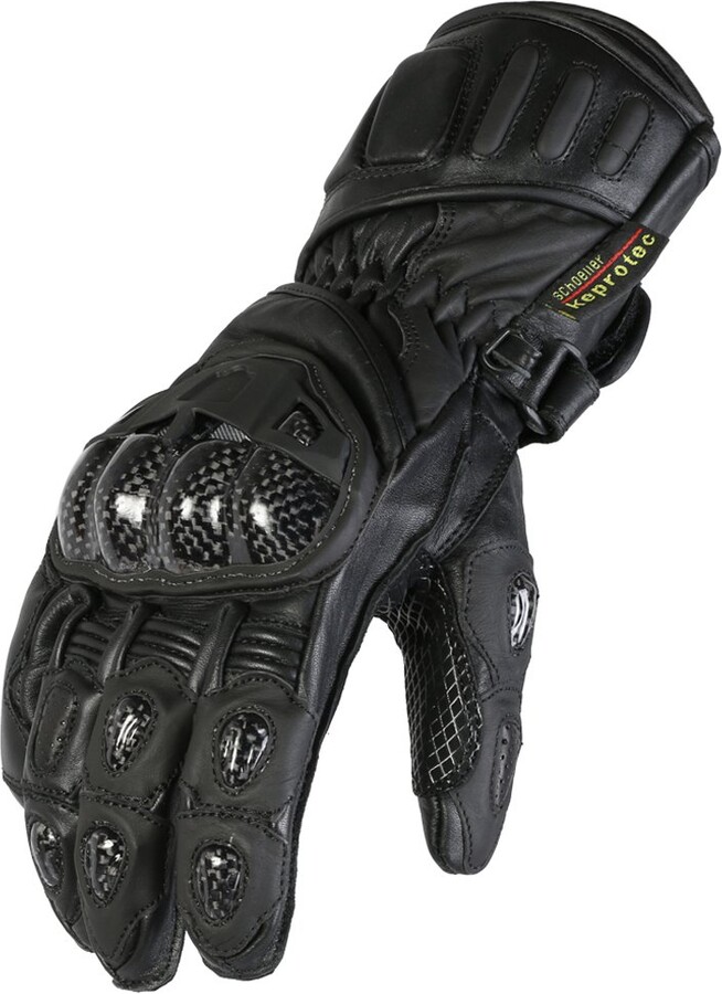 Texpeed Motorcycle Mens Leather Riding Gloves Motorbike Moped Biker Air ...