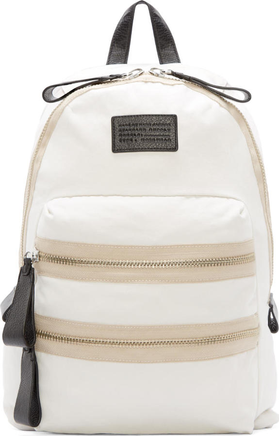 Marc by Marc Jacobs White Domo Arigato Packrat Backpack - ShopStyle