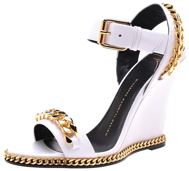 Giuseppe Zanotti Chain Wedge - ShopStyle