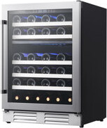 Equator 52-Bottle Dual Zone Freestanding/Built-In Wine Cooler ...