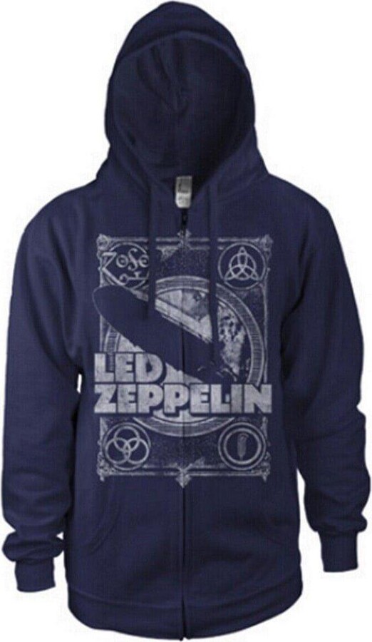 Led Zeppelin Vintage Full Zip Hoodie - ShopStyle