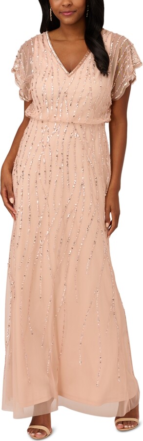 Papell Studio Blouson Beaded Gown - ShopStyle Evening Dresses