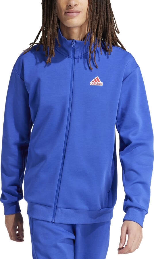 adidas Men's Zip-Front Logo Graphic Track Jacket - ShopStyle