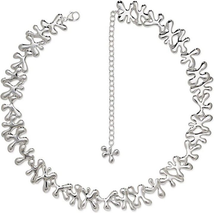 Lucy Quartermaine Women's Silver Continual Splash Necklace - ShopStyle