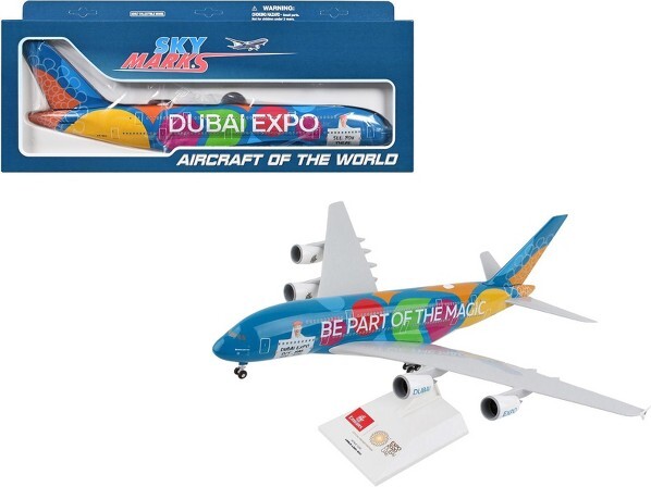 Airbus A380 Commercial Aircraft with Landing Gear "Emirates Airlines ...