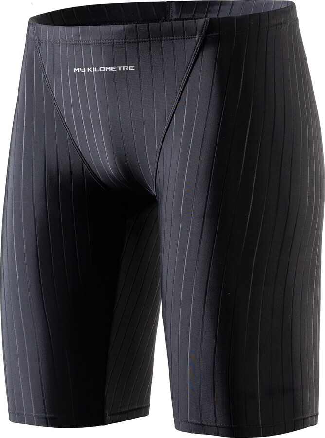 MY KILOMETRE Jammer Swimsuit Mens Solid Swim Jammers Endurance Long ...