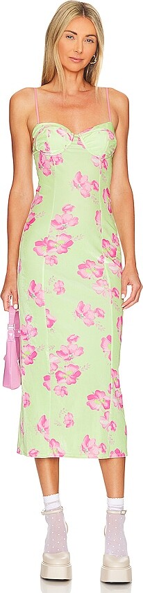LoveShackFancy Sima Midi Dress - ShopStyle