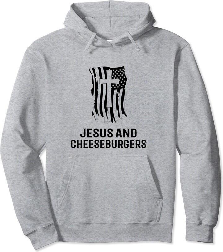 Christian Cheeseburgers Lover. Patriotic Jesus Fan Jesus and ...