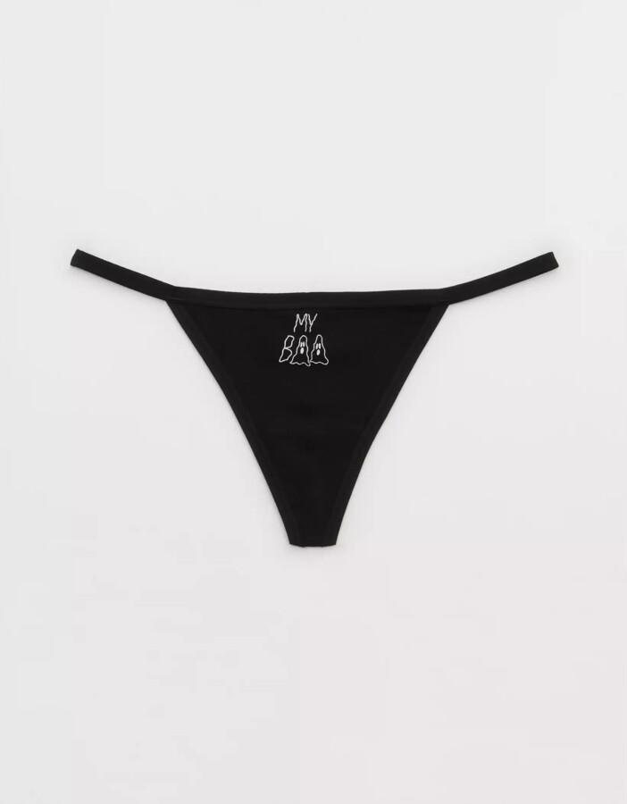aerie Cotton Halloween String Thong Underwear - ShopStyle