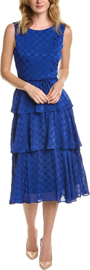 Maison Tara Tiered Midi Dress - ShopStyle